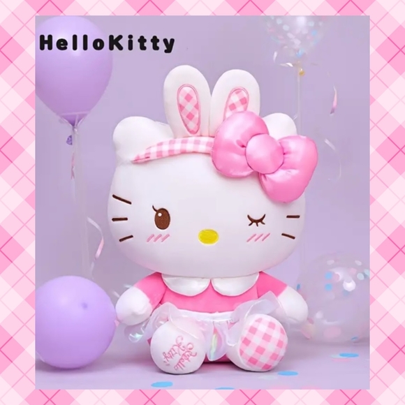 Hello Kitty | Toys | Super Cute Hello Kitty Bunny Plush Doll | Poshmark